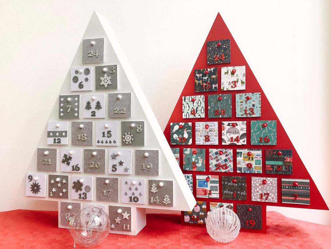 Christmas Tree Advent Calendar - Etsy