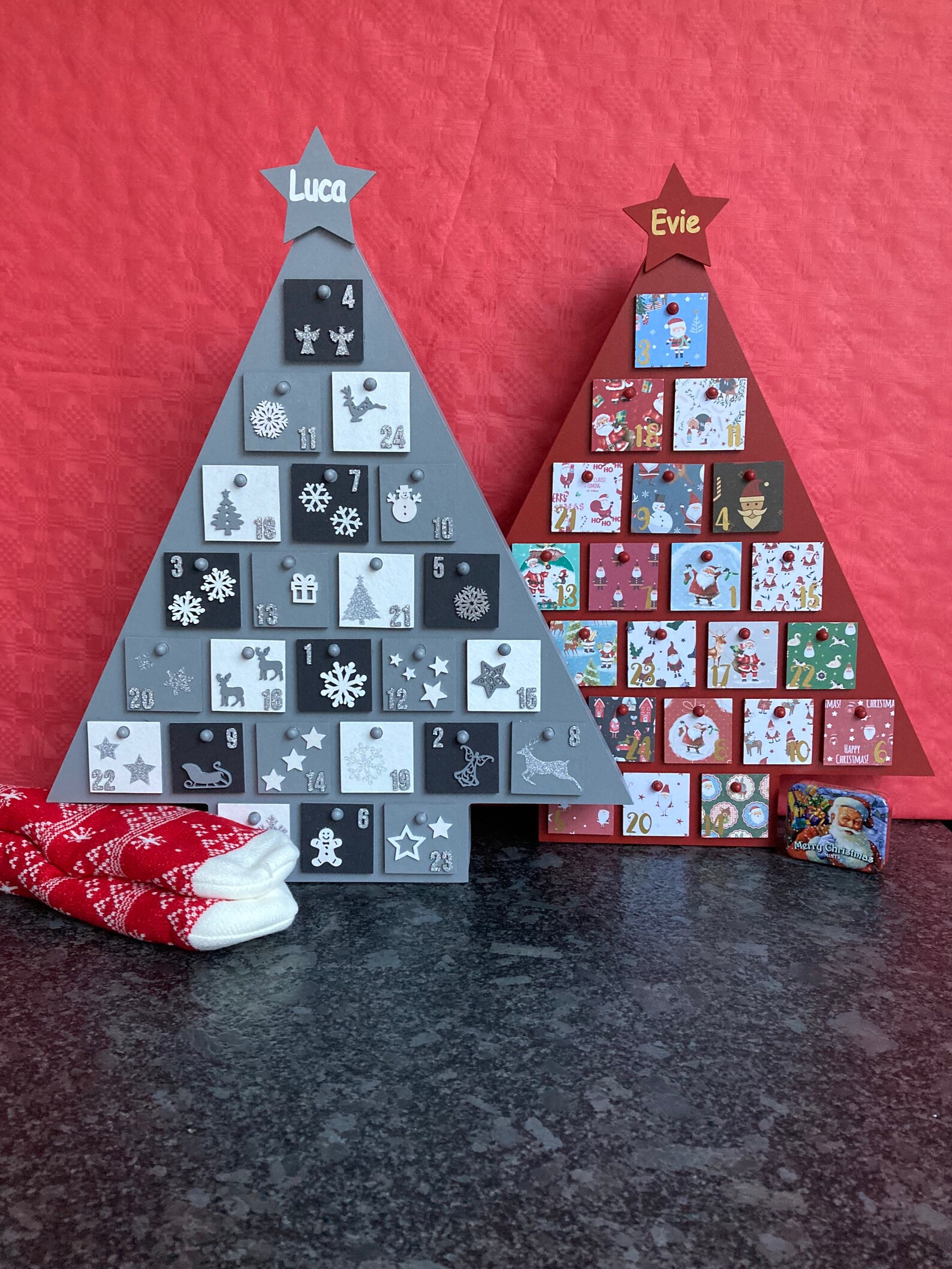 Christmas Tree Advent Calendar - Etsy