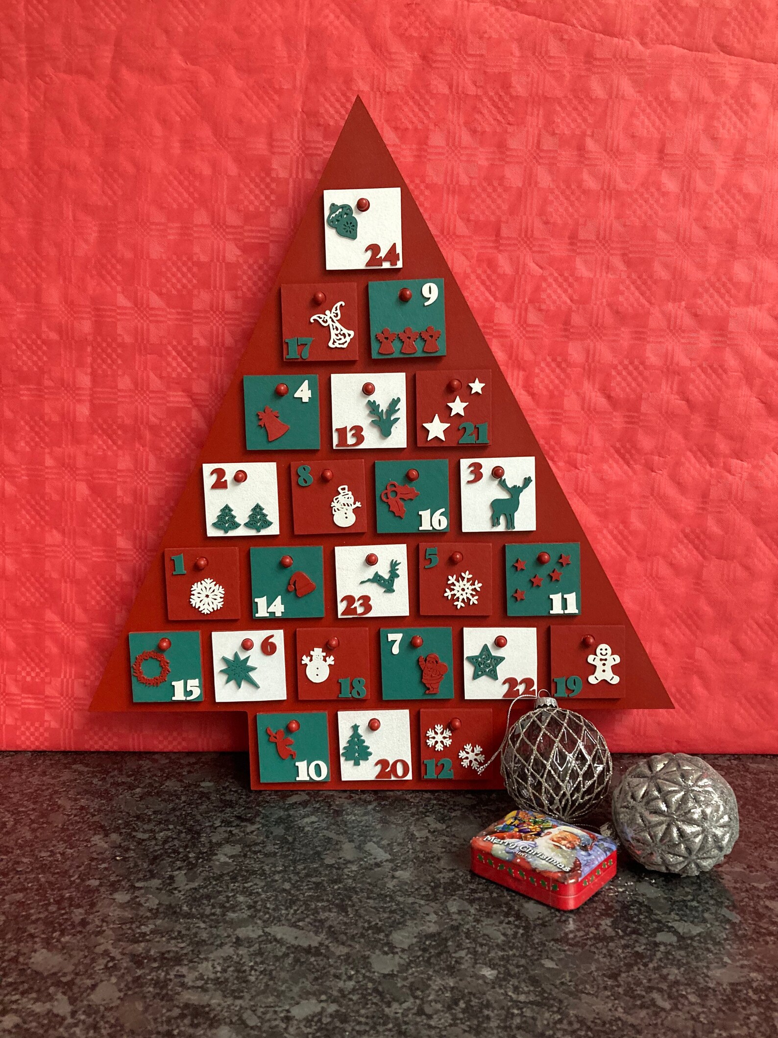 Christmas Tree Advent Calendar - Etsy