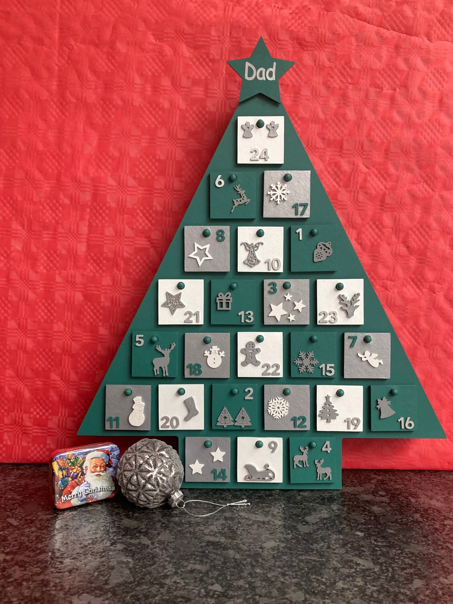 Christmas Tree Advent Calendar | Etsy