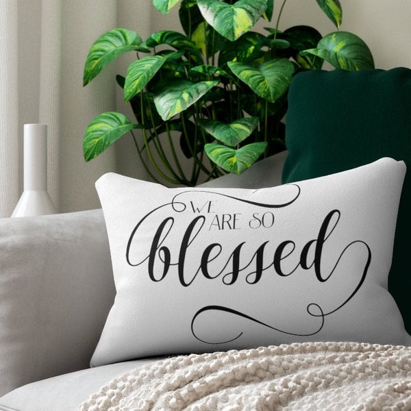 Blessed Pillow - Etsy