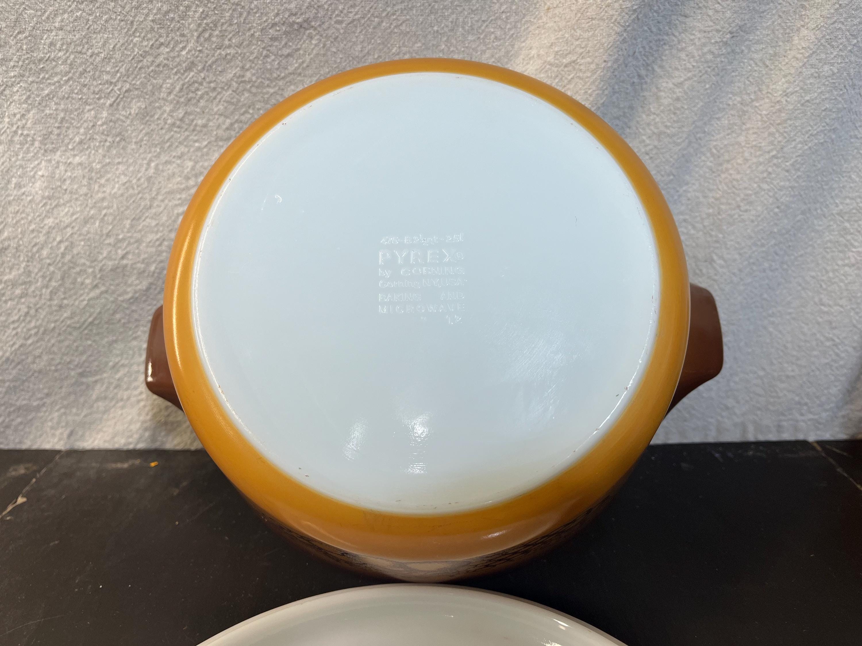 Vintage Pyrex Lidded Old Orchard Casserole | Choose From 473, 474, 475 ...