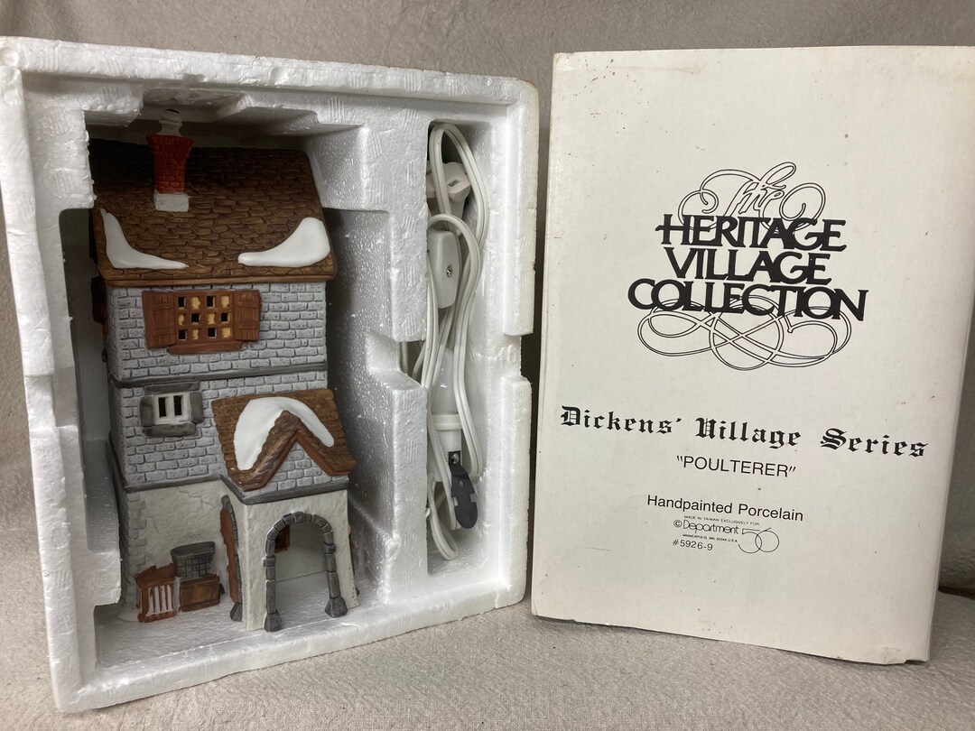 Department 56 Dickens Village Series "the Poulterer" | Hand-painted ...