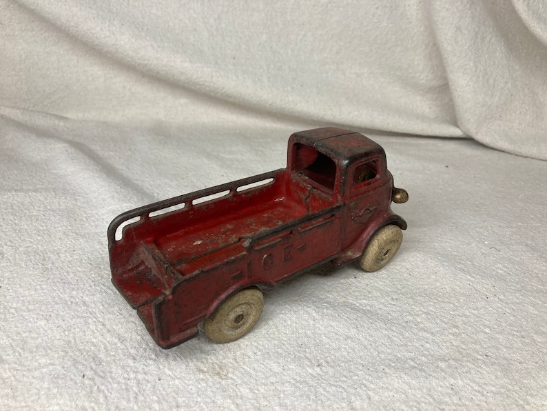 Vintage Arcade Cast Iron Toys Double Decker Bus Green Ice - Etsy