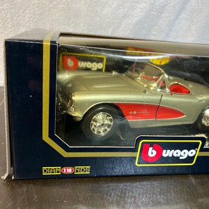 Burago 1:18 Scale 1957 Chevrolet Corvette | Diamond Edition | Die-cast ...