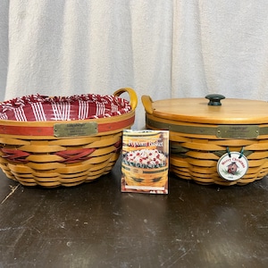 1999 Longaberger Popcorn Basket - Etsy