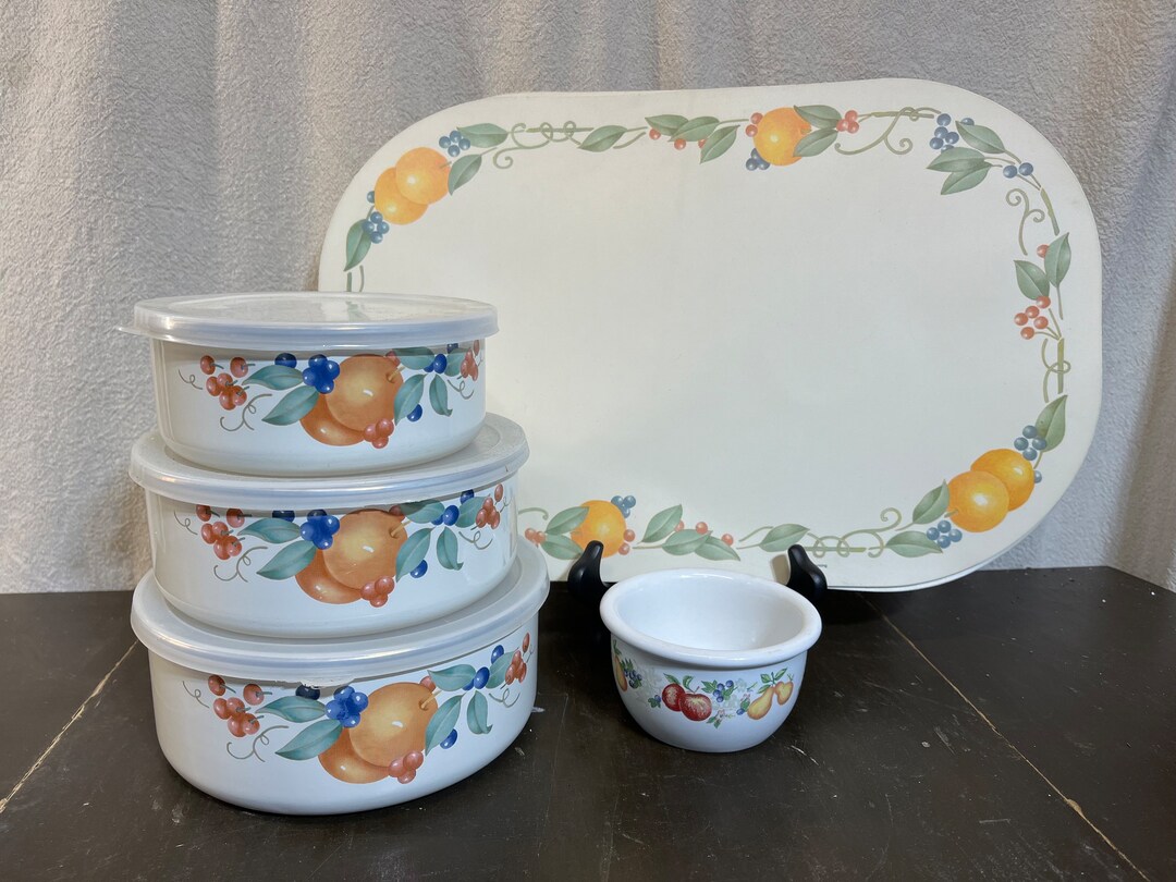 Vintage Corelle Abundance Hostess Ware | Corelle | Corning | Pyrex ...