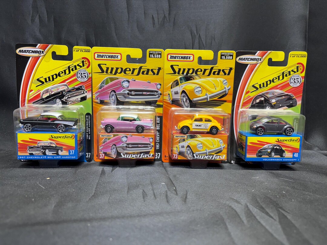 Limited Edition Matchbox Superfast Diecast Car: 1957 Chevy Bel Air or ...