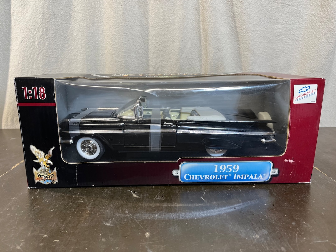 Road Legends 1:18 Scale 1959 Chevrolet Impala Road Legends Die-cast ...