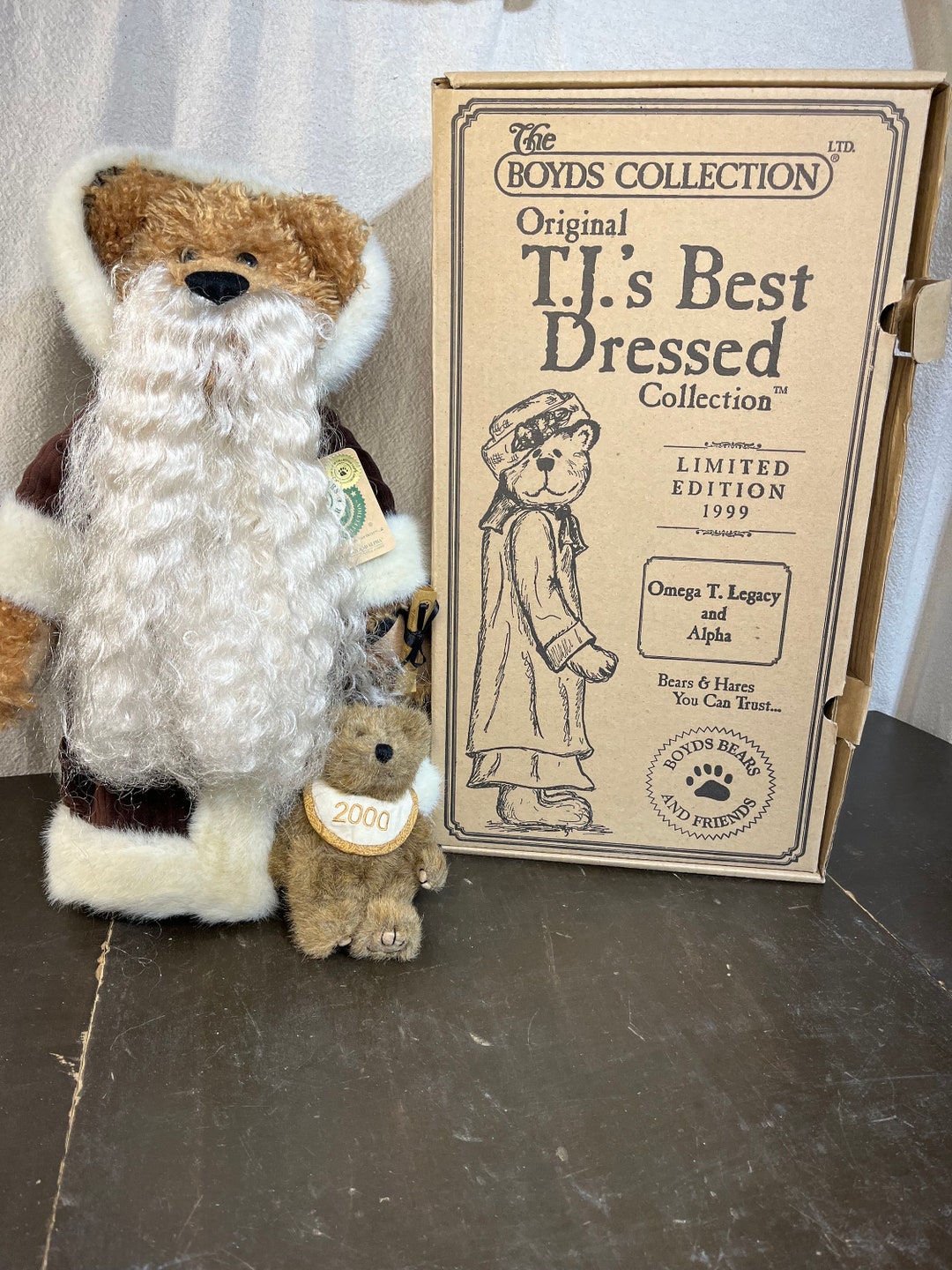 Boyds Bear Original Tj's Best Dressed | Omega T. Legacy and Alpha ...