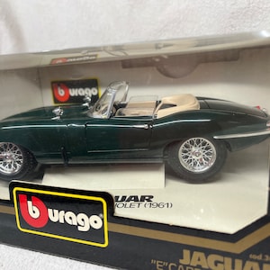 Burago 1:18 Scale 1961 Jaguar E Cabriolet Special Collection Die-cast ...