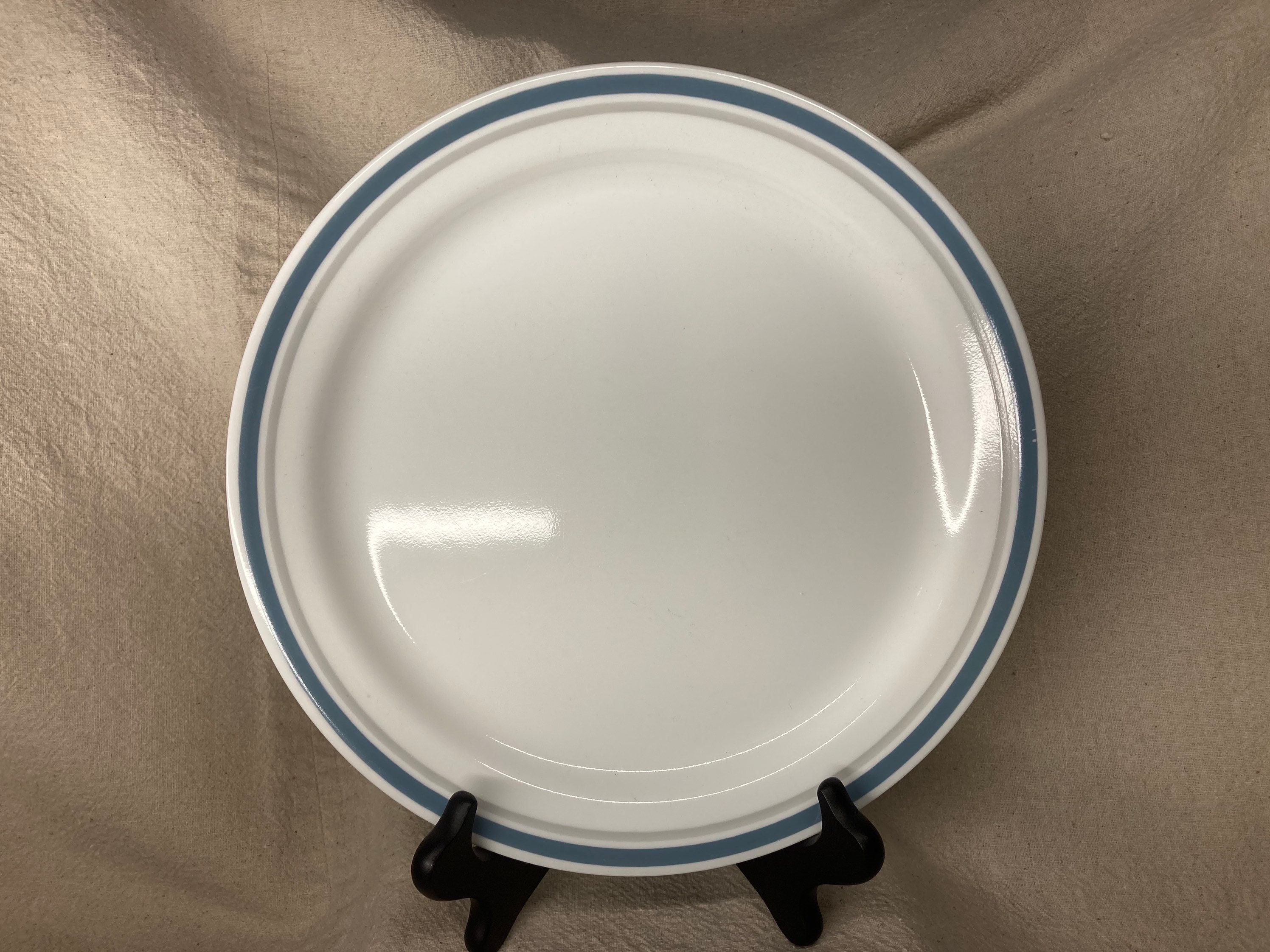 Vintage Corelle Indigo Dinnerware Blue & Grey Stripe - Etsy
