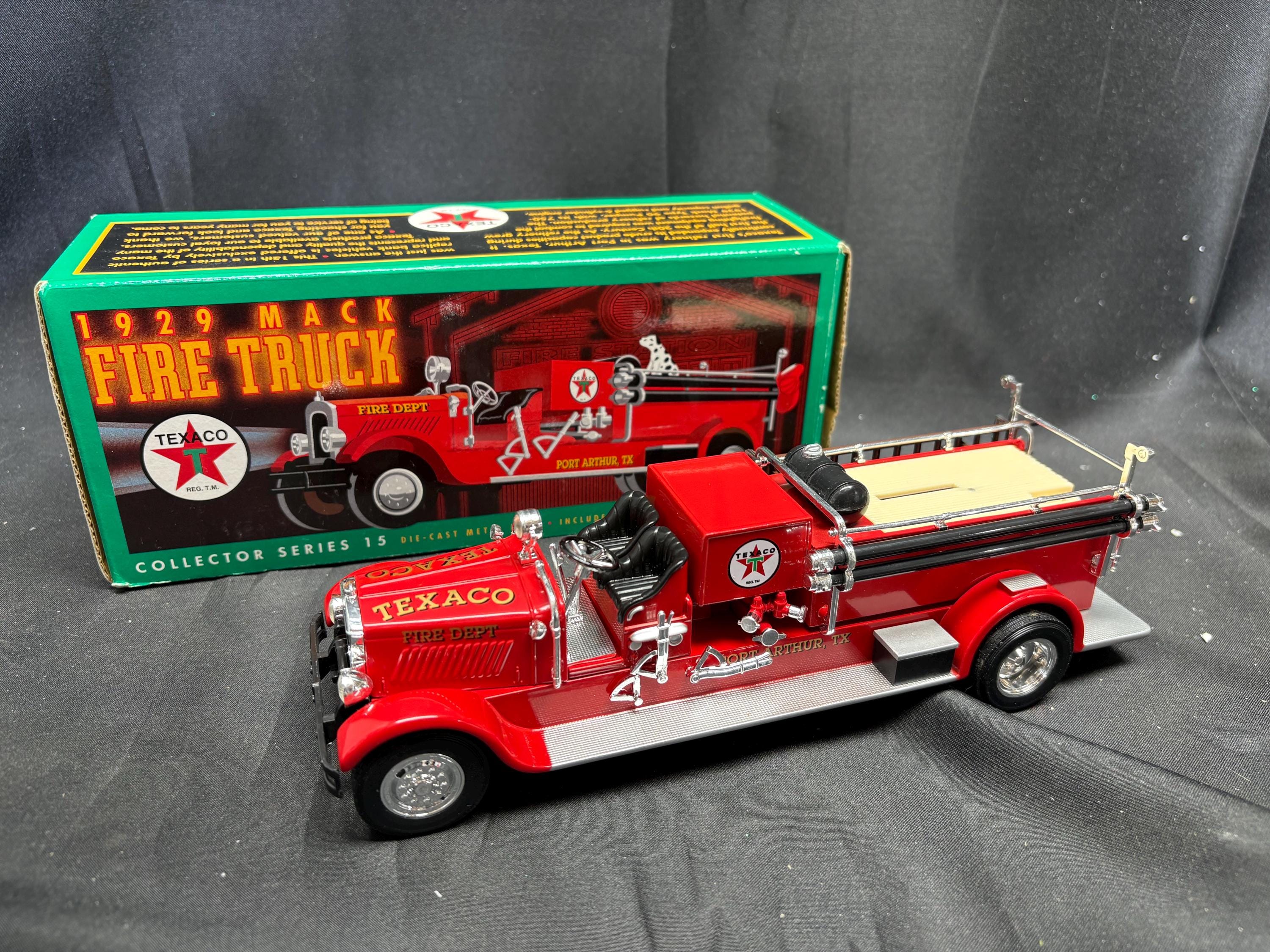 Ertl 1929 Texaco Mack Fire Truck Coin Bank | Stock #F415 - Etsy