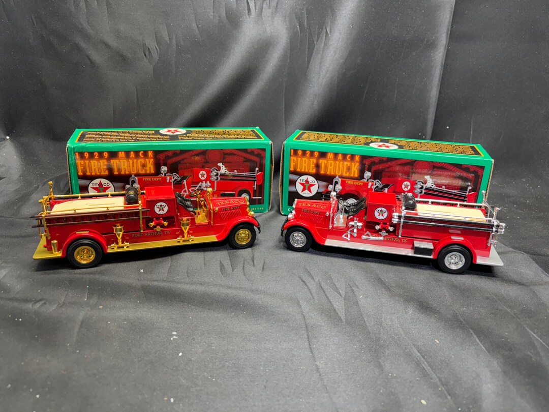 Ertl 1929 Texaco Mack Fire Truck Coin Bank | Stock #F415 - Etsy