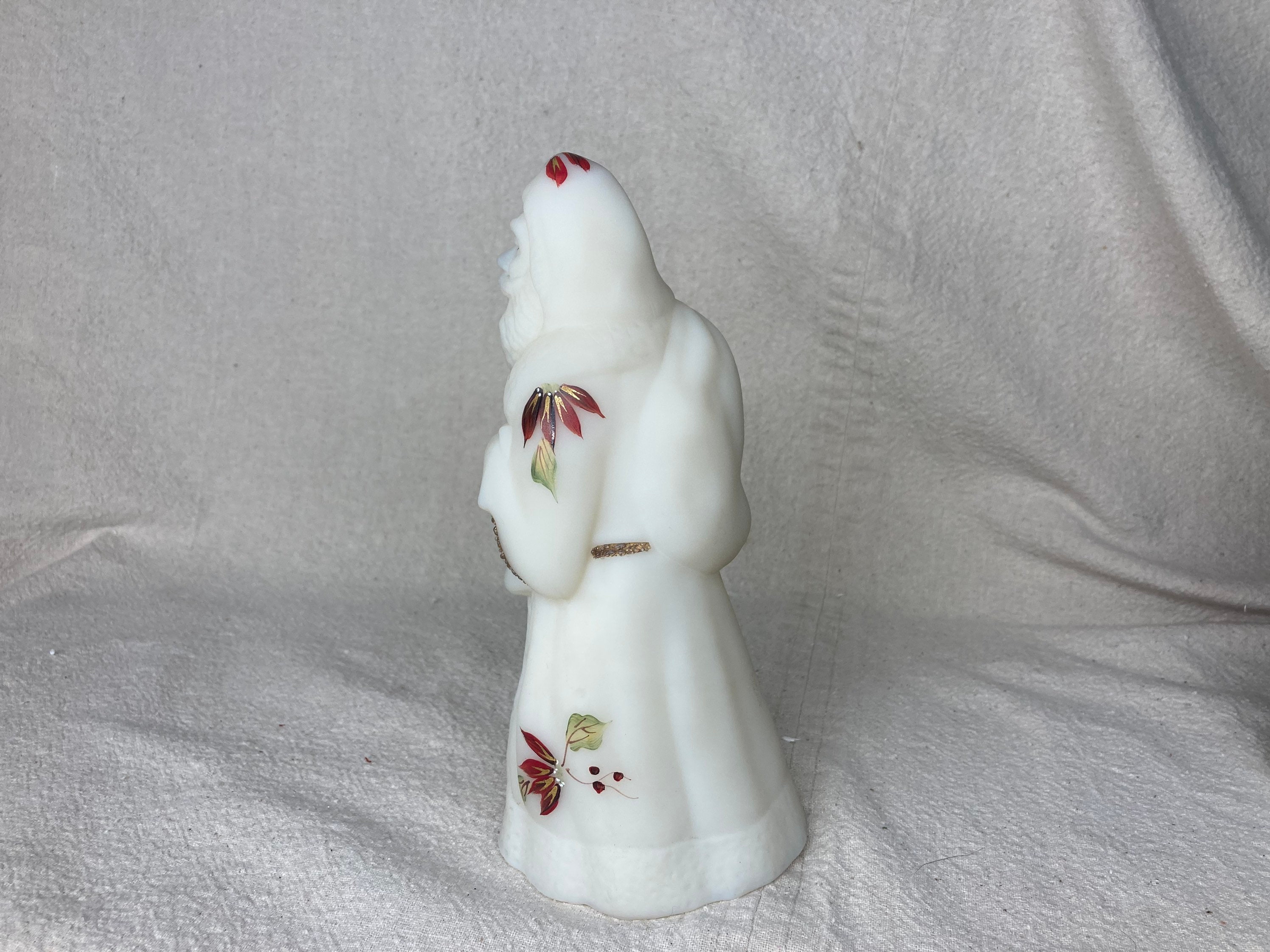 Fenton Santa Claus Hand Painted Fenton Art Glass - Etsy