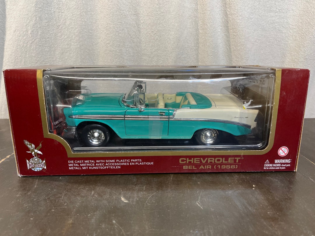 Road Legends 1:18 Scale 1956 Chevrolet Bel Air Road Legends Die-cast ...
