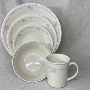 Vintage Corelle English Breakfast Dinnerware | Dinner Plates | Corelle ...