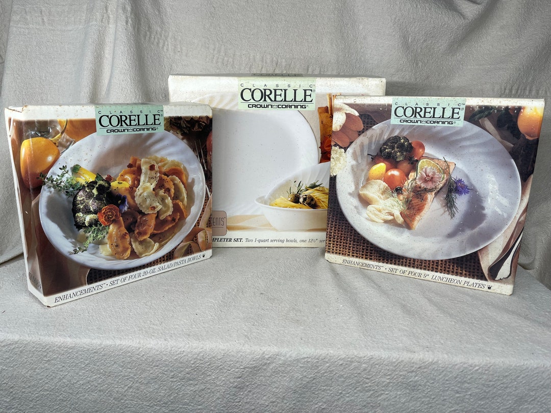 Corelle White 3 Piece Completer Set