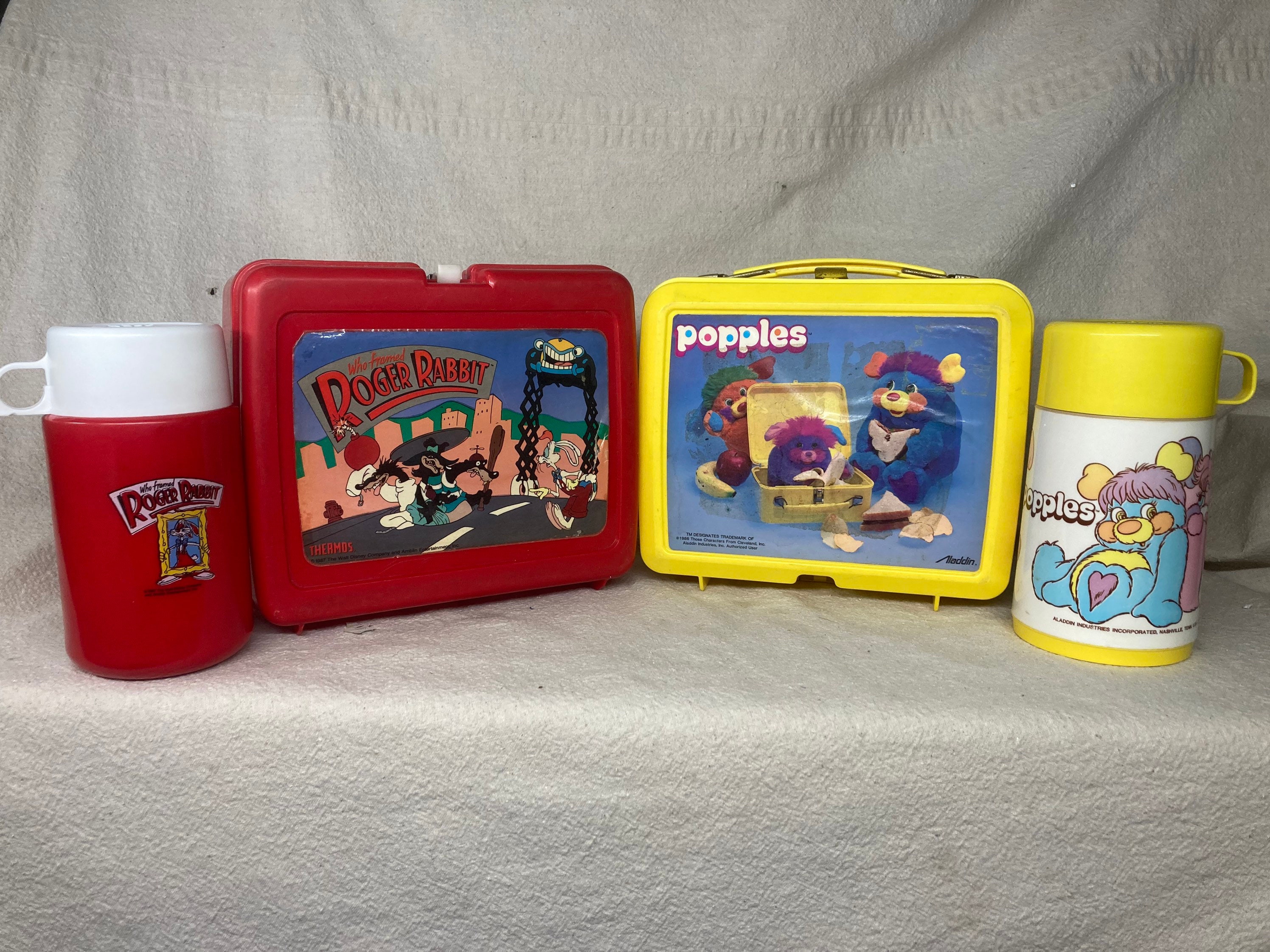 Plastic Lunchboxes Thermos Included Choose From Roger - Etsy