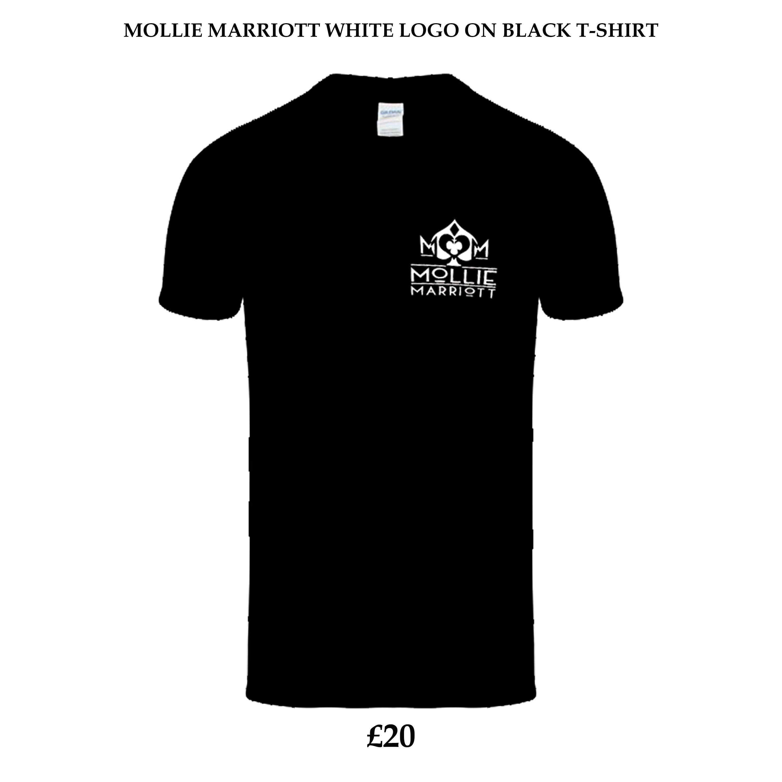 Mollie Marriott Logo Black Tee - Etsy