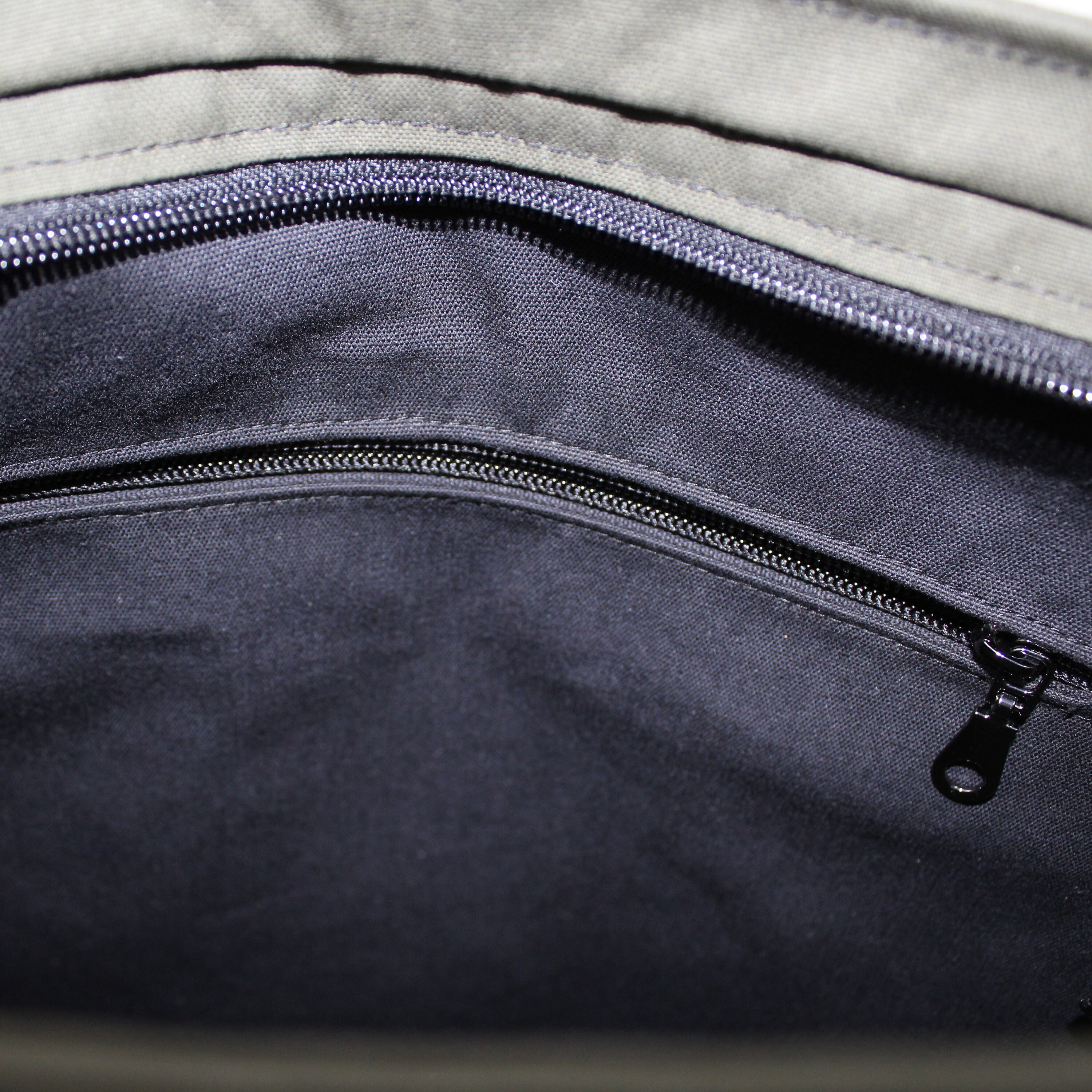 Chive Green Waxed Cotton Shoulder Bag Hecho a mano en - Etsy España