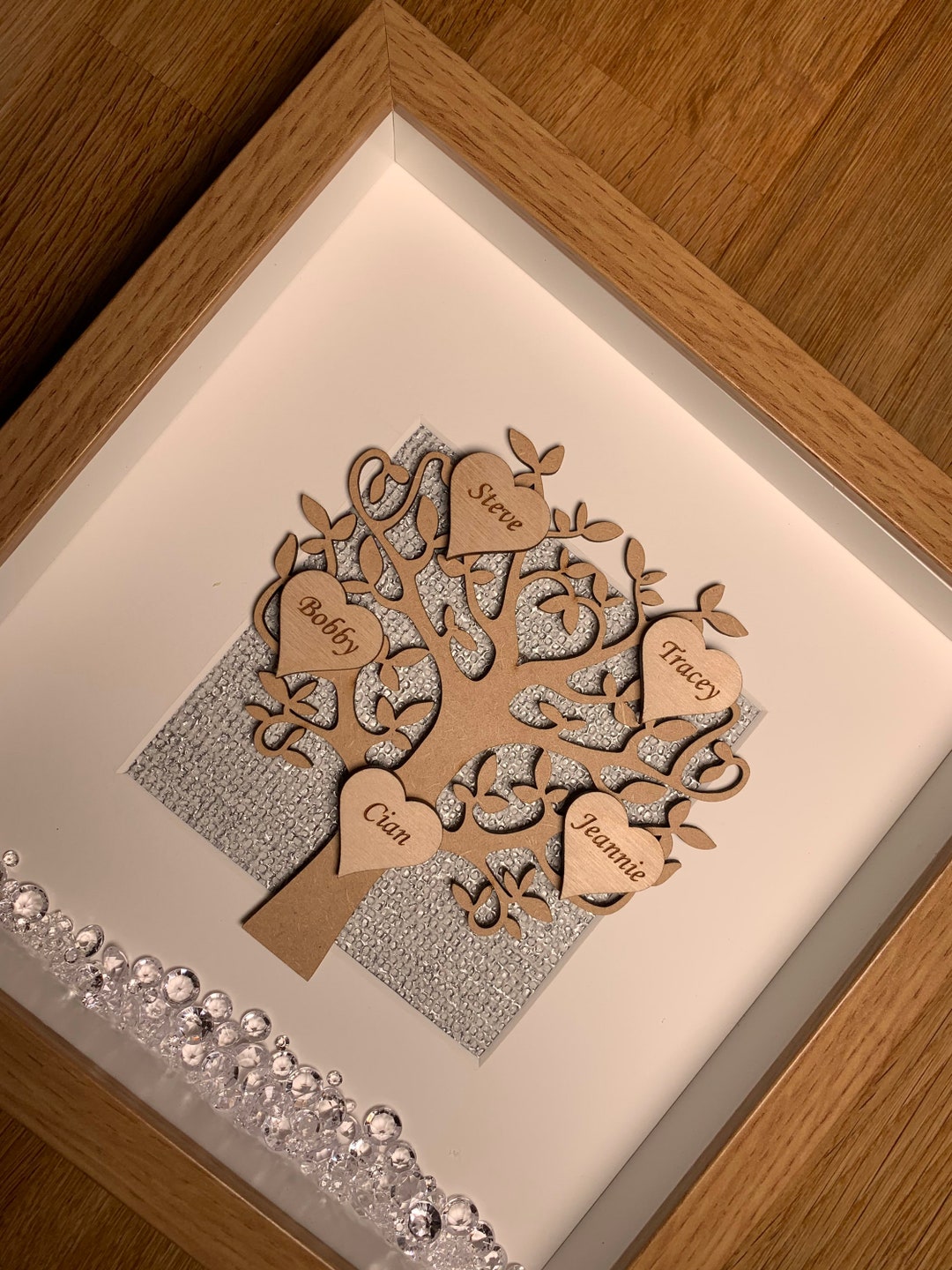 Personalised Giftfamily Tree. Our Family Tree. Family Tree Frame. Box ...