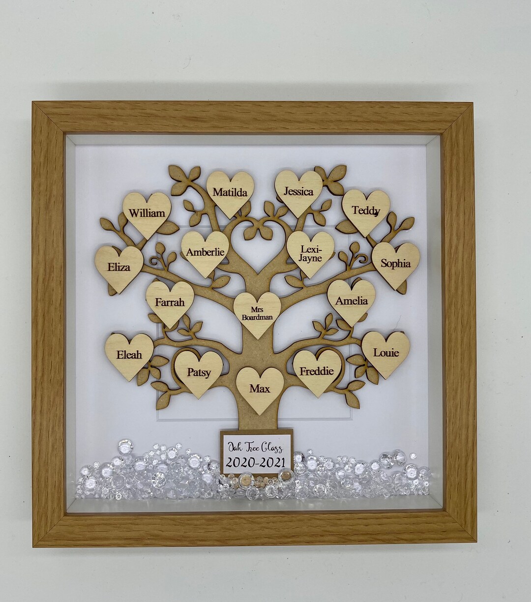 Personalised Teachers Thank You Gift Class Family Tree - Etsy