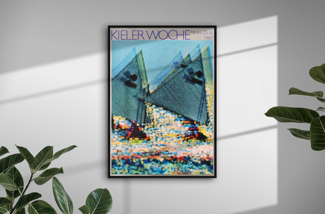 Segel Poster, Segelboot Druck, Geburtsjahr Geschenke für Designer ...