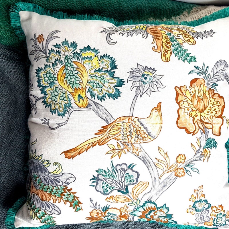 Chintz Throw Pillow - Etsy