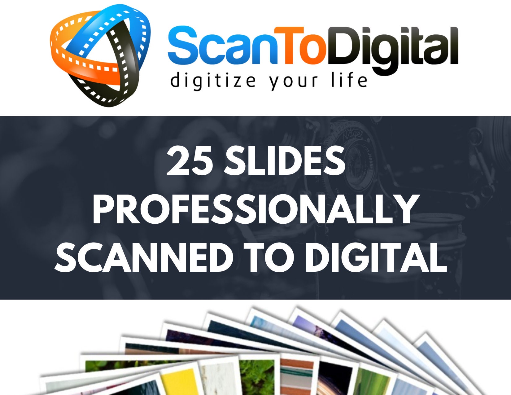 25 Slides Professionally Scanned to Digital, Slide Scans, Digitize ...