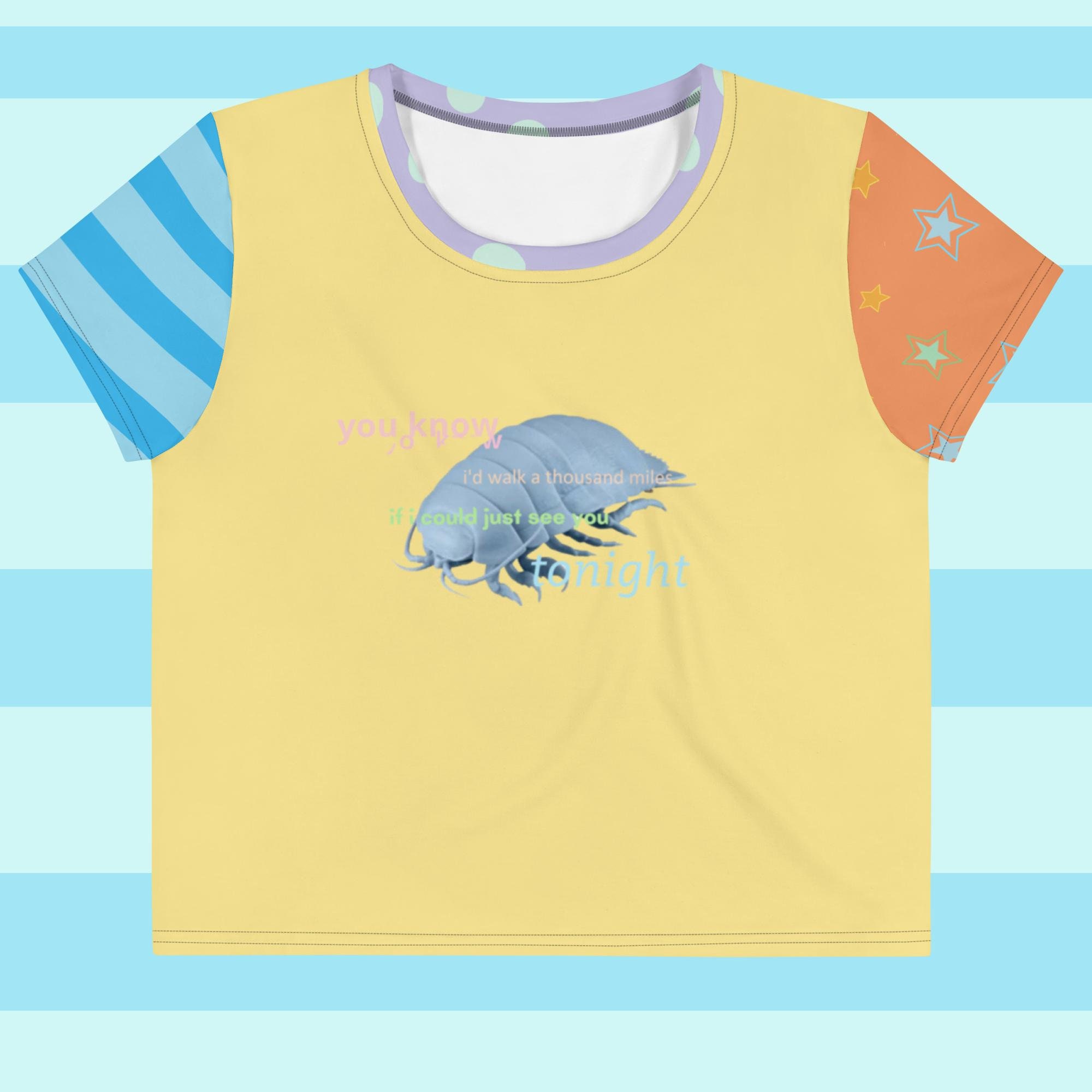 Decora Kei Clothes Cursed Shirt Party Kei Clown Core Shirt Isopod Shirt ...