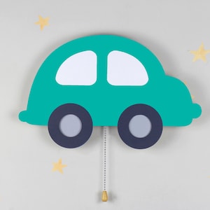 Wooden Baby Lamp Car, Wandleuchten Regenbogen, Nightlight for Kids ...