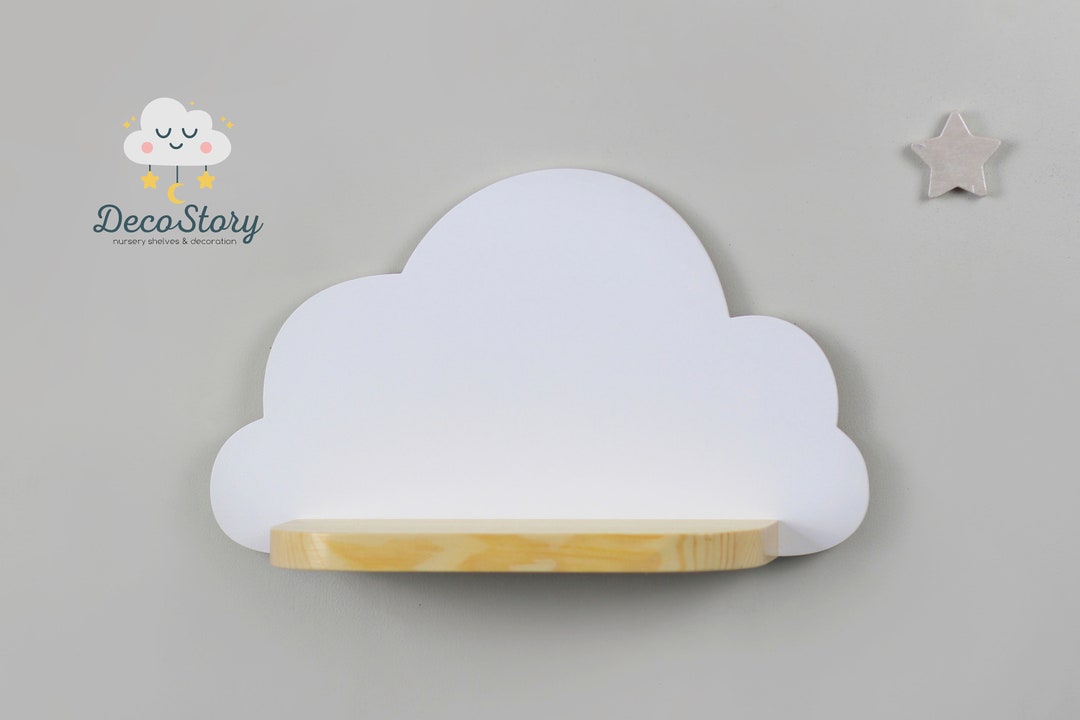 Cloud Shelf, Shelf for Baby Nursery, Kids Room, Wall Decorations ...
