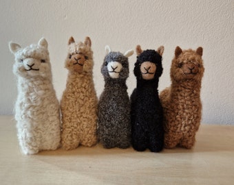 Handmade Mini Alpaca, Llama Love! Alpaca Fur Stuffed Animal - Ideal for ...
