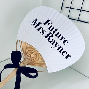 Personalised Wedding , Business, Event, Party Paper Paddle Hand Fans ...