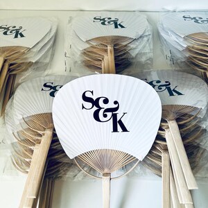 Personalised Wedding , Business, Event, Party Paper Paddle Hand Fans ...