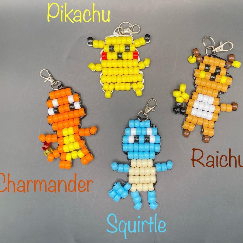 Pony Bead Keychain Patterns - Etsy