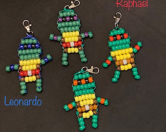 Teenage Mutant Ninja Turtles TMNT Complete Set of 6 Marbles Rad Rollers ...