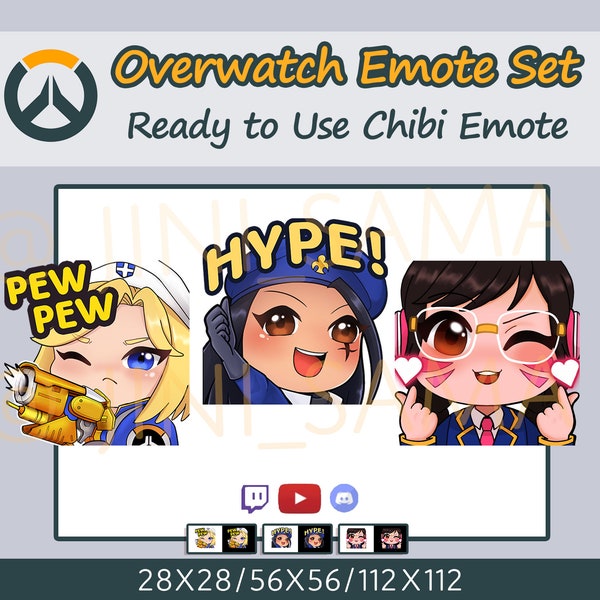 Twitch Overwatch Emotes Mercy Animated - Etsy