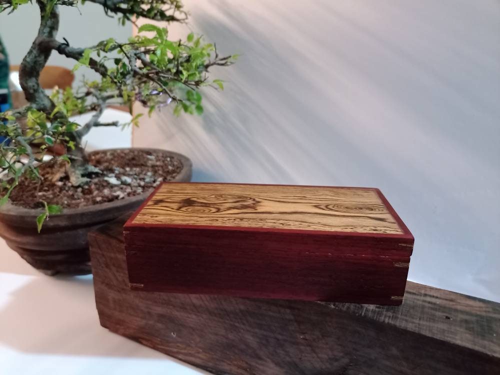 Bespoke Magnetic Exotic Hardwood Wooden Box, Handmade in Padauk and ...