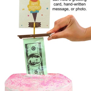 Birthday Money Cake Dispenser Kit: DIY Gift With Topper - Etsy
