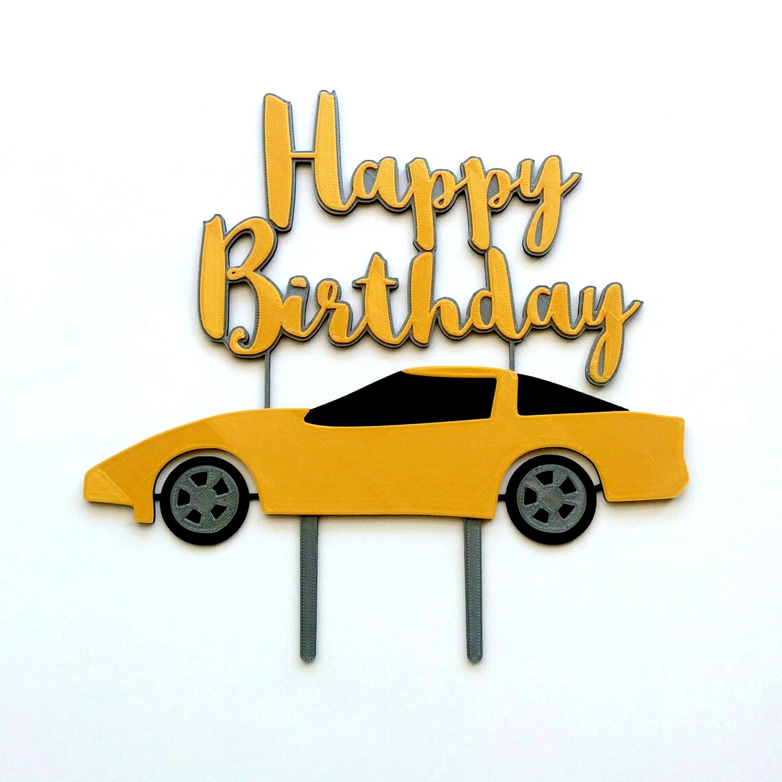 Sports Car Cake Topper Cars Theme Party Race Car Birthday - Etsy