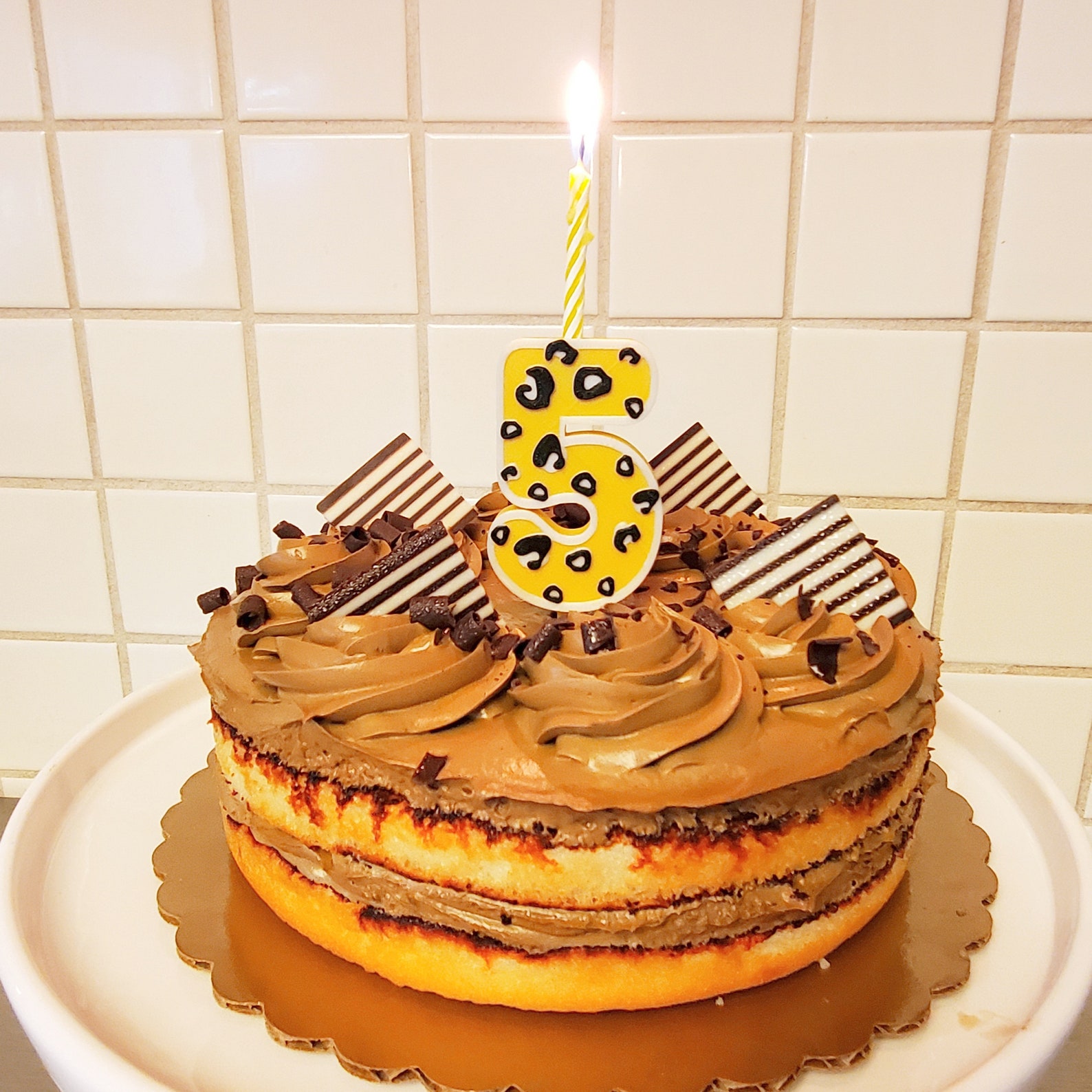 Leopard Print Number Cake Topper Jungle Theme Safari Theme - Etsy