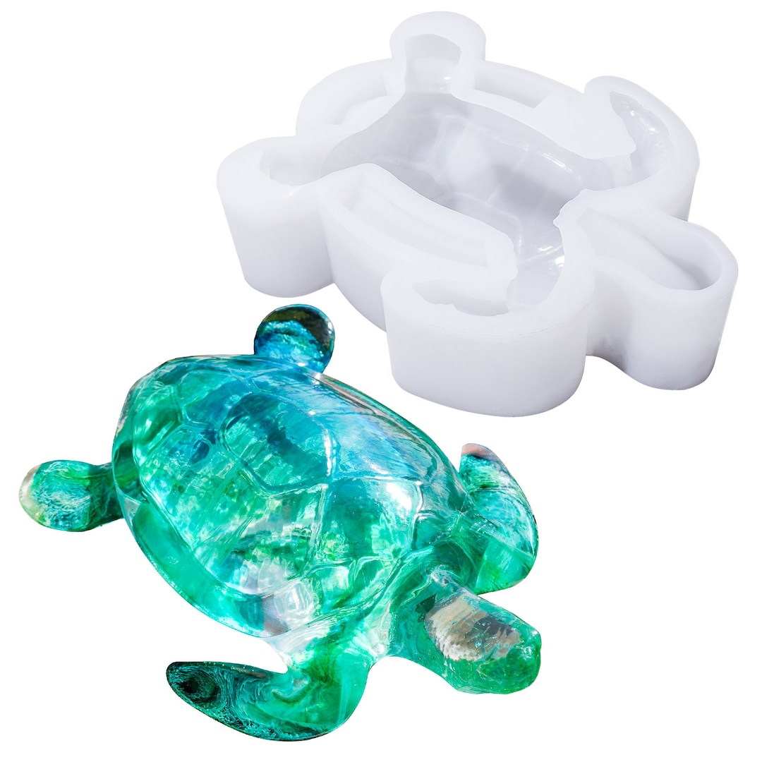 LET'S RESIN 3D Turtle Silicone Mold, Epoxy Resin Art, Home Decor - Etsy