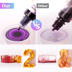 LET'S RESIN 48pcs Vibrant Alcohol Ink, Alcohol-based Ink for Epoxy ...