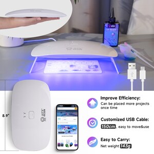 Let's Resin UV Light for Resin, Large Size Portable UV Resin Light ...