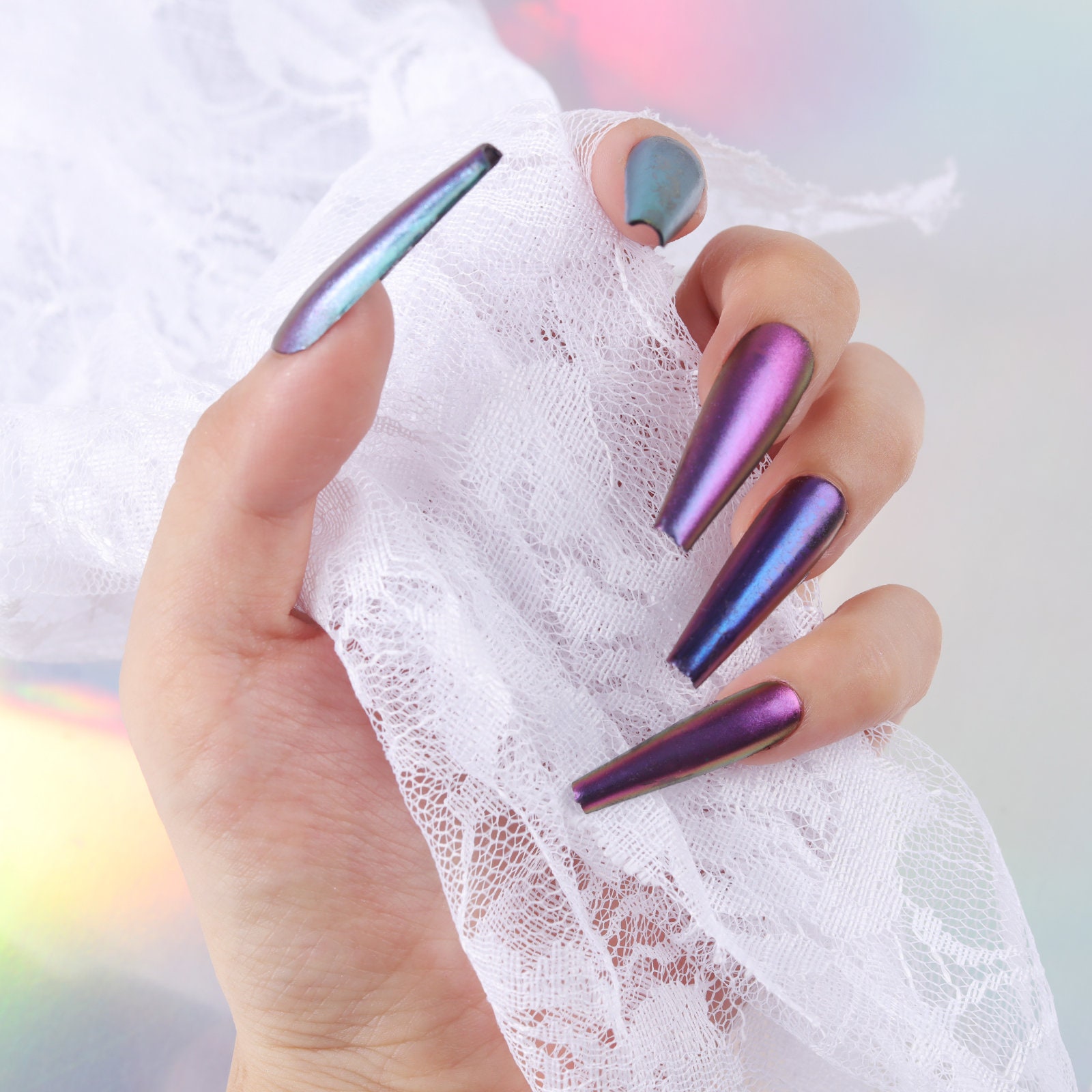 LET'S RESIN Multicolor Chameleon Powder Intense - Etsy