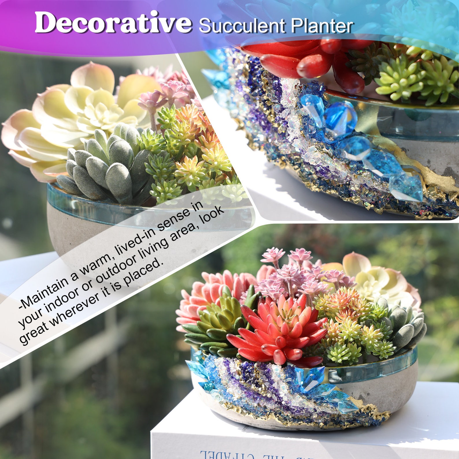 LET'S RESIN Large Resin Molds for Storage Container, 8'' Round Silicone ...