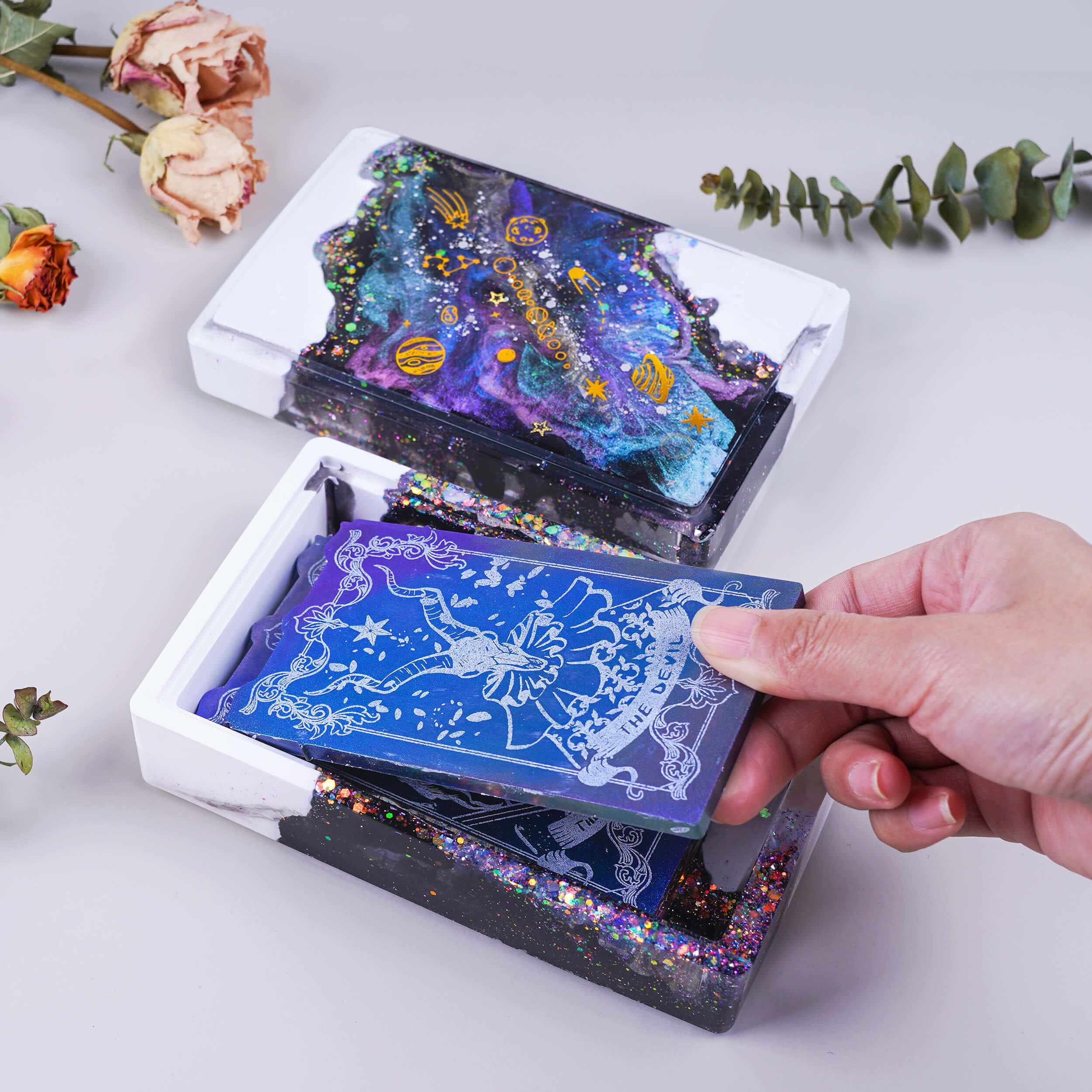LET'S RESIN Storage Box Molds,resin Box Molds,storage Container With ...