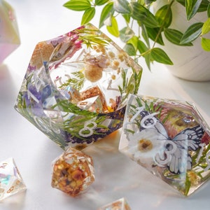 LET'S RESIN D20 Dice Box Resin Molds, D20 Dice Silicone Mold for Epoxy ...